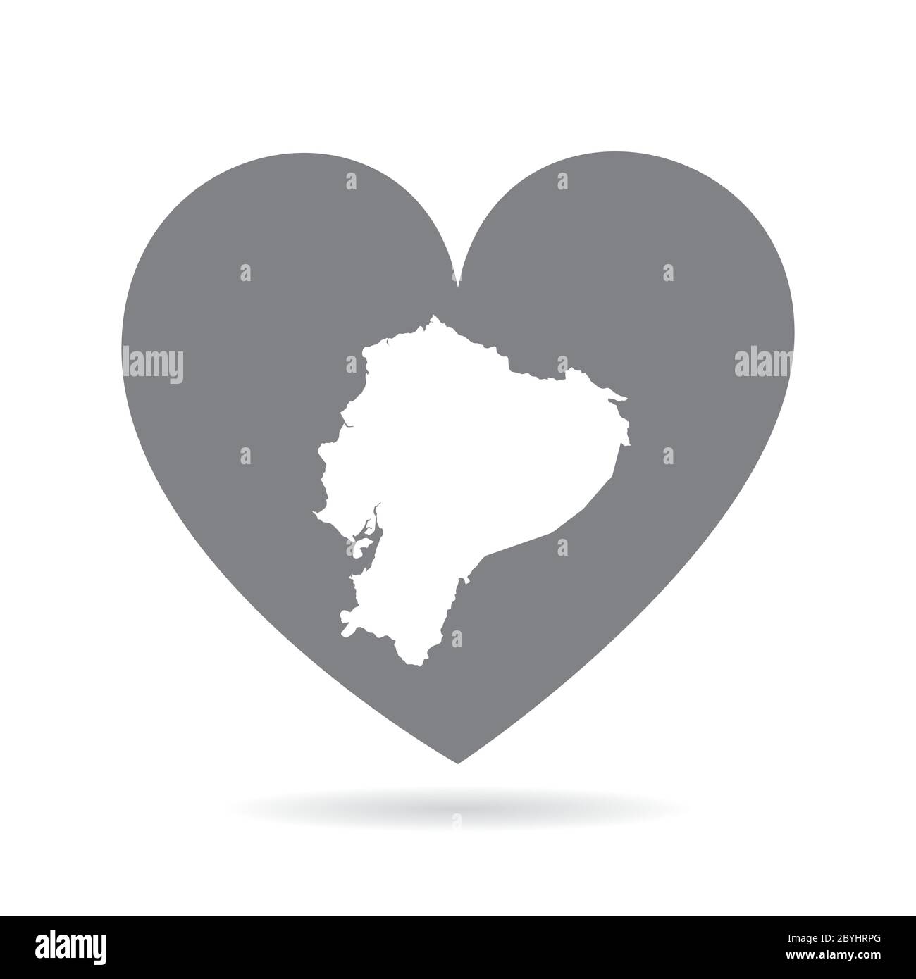 Ecuador 3D map with green recycle sign. 3D Rendering Stock Vector Image ...