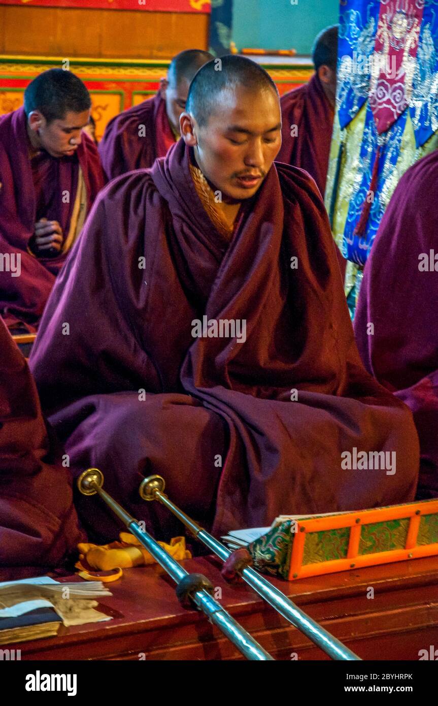 Nepal. Trek to Island Peak. Colourful scenes in and around the ...