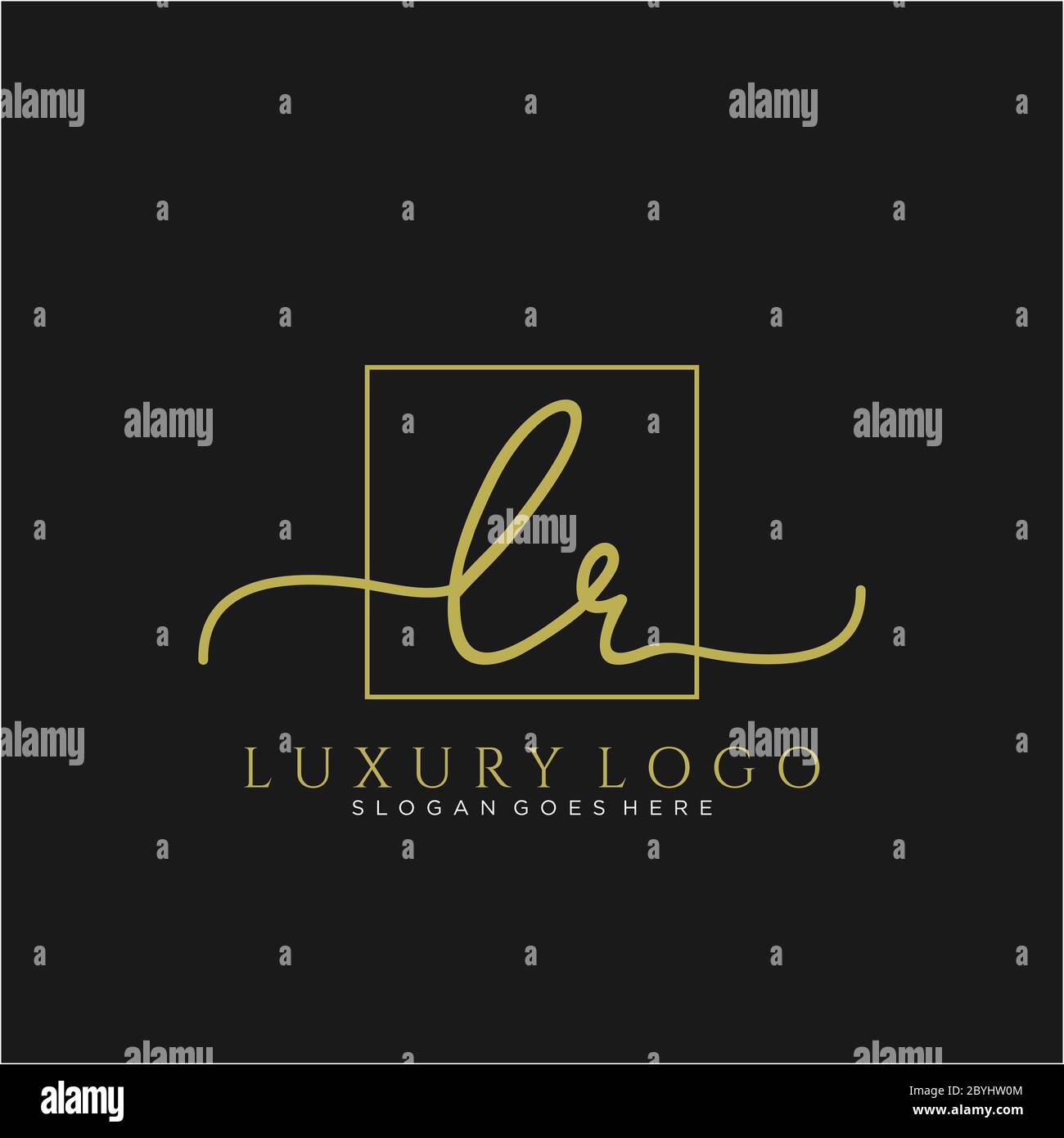 Lr initials logo Stock Vector Images - Alamy