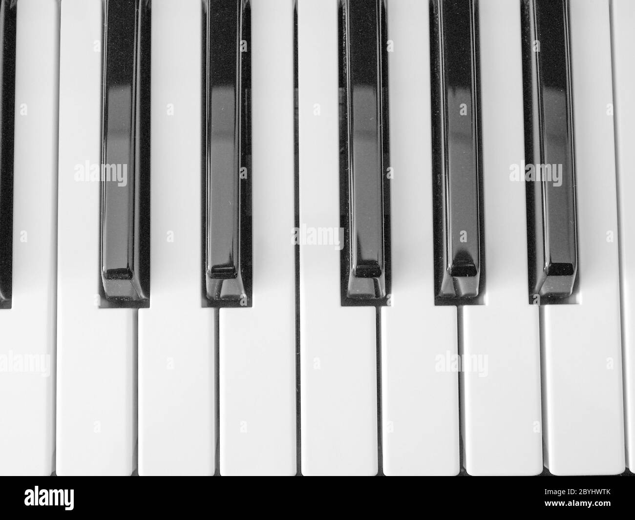 Music keyboard keys Stock Photo - Alamy