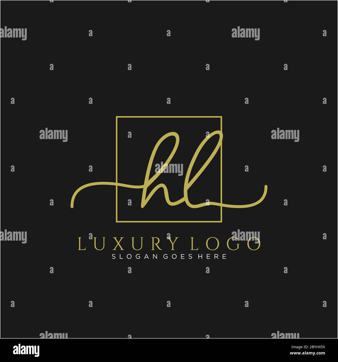 Letter Hl Logo High Resolution Stock Photography and Images - Alamy