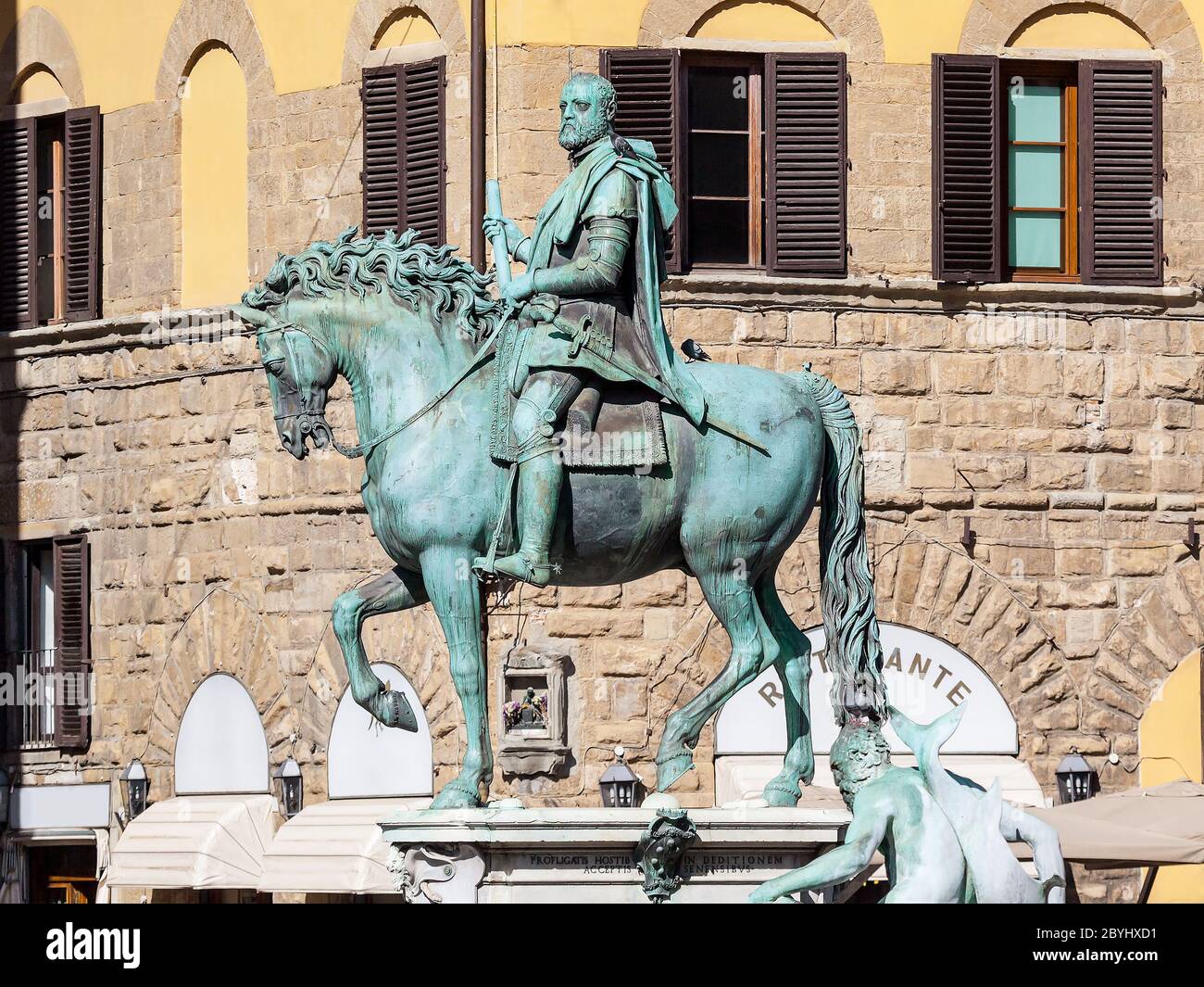 Famous Square In Florence With Statues
