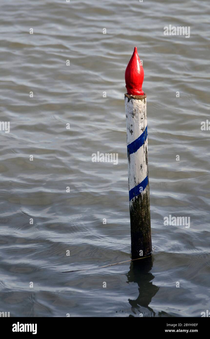 wooden marker post Stock Photo - Alamy