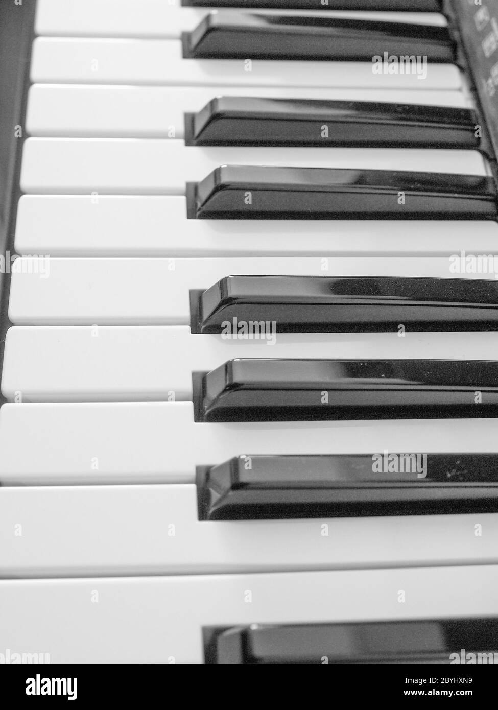 Music keyboard keys Stock Photo - Alamy