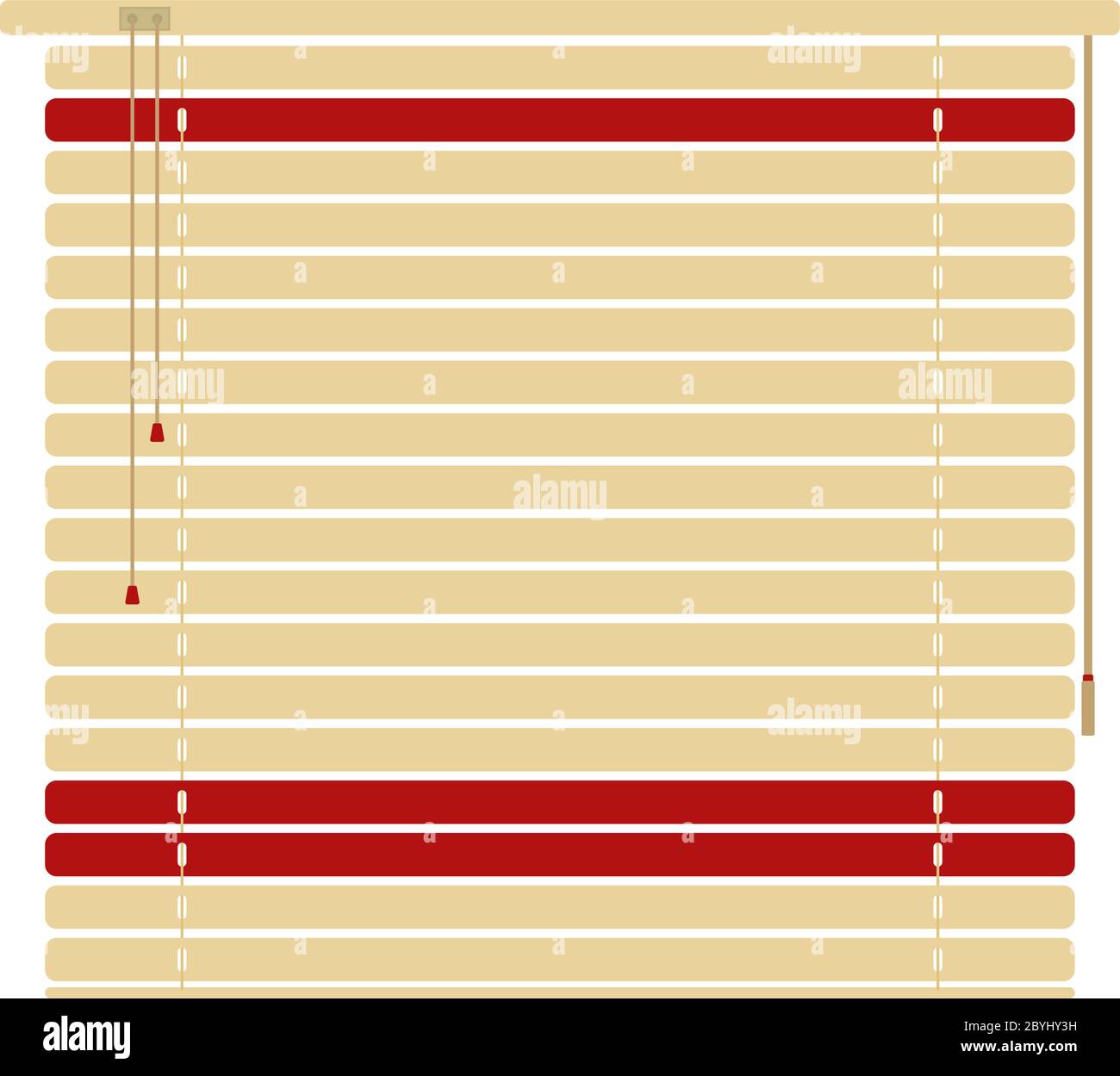 Window Sun Blind Brown Vector Illustration Stock Vector Image & Art - Alamy