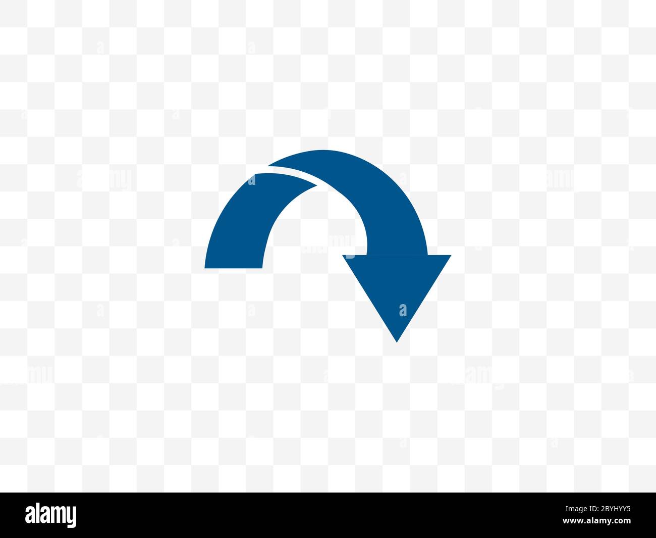 Curved arrow Stock Vector Images - Alamy