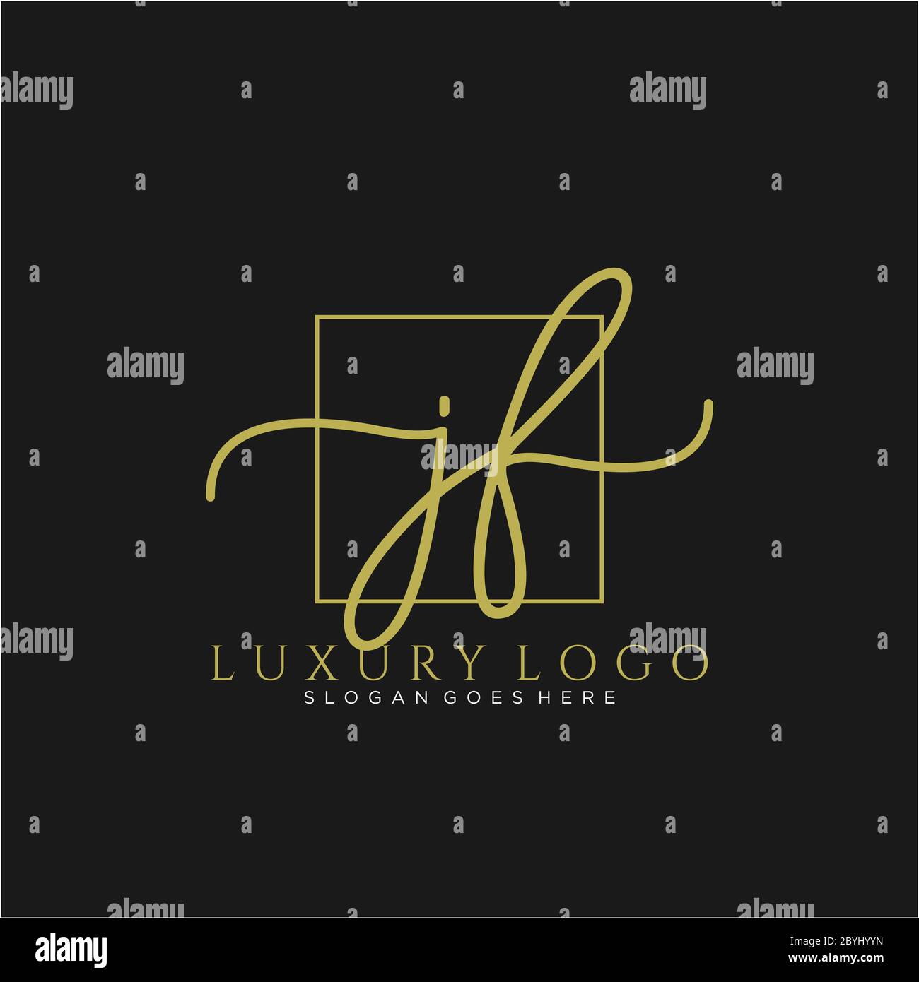 Letter jf logo Stock Vector Images - Alamy