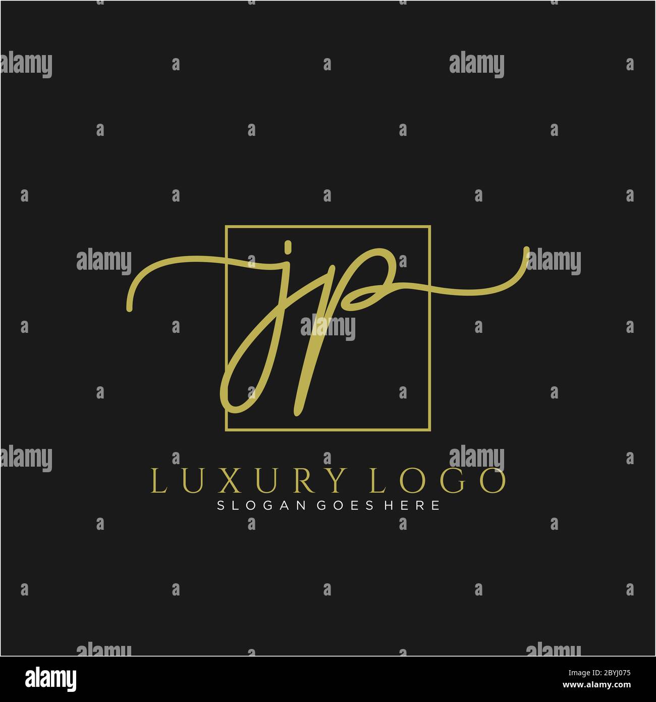 Letter Jp Logo High Resolution Stock Photography and Images - Alamy