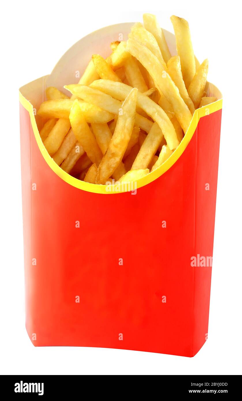French fries box Cut Out Stock Images & Pictures - Alamy