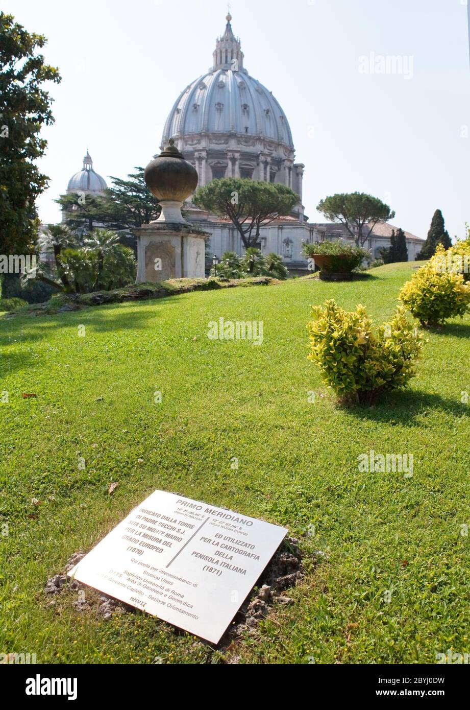 The Vatican meridian and Saint Peter's Basilica in Stock Photo - Alamy