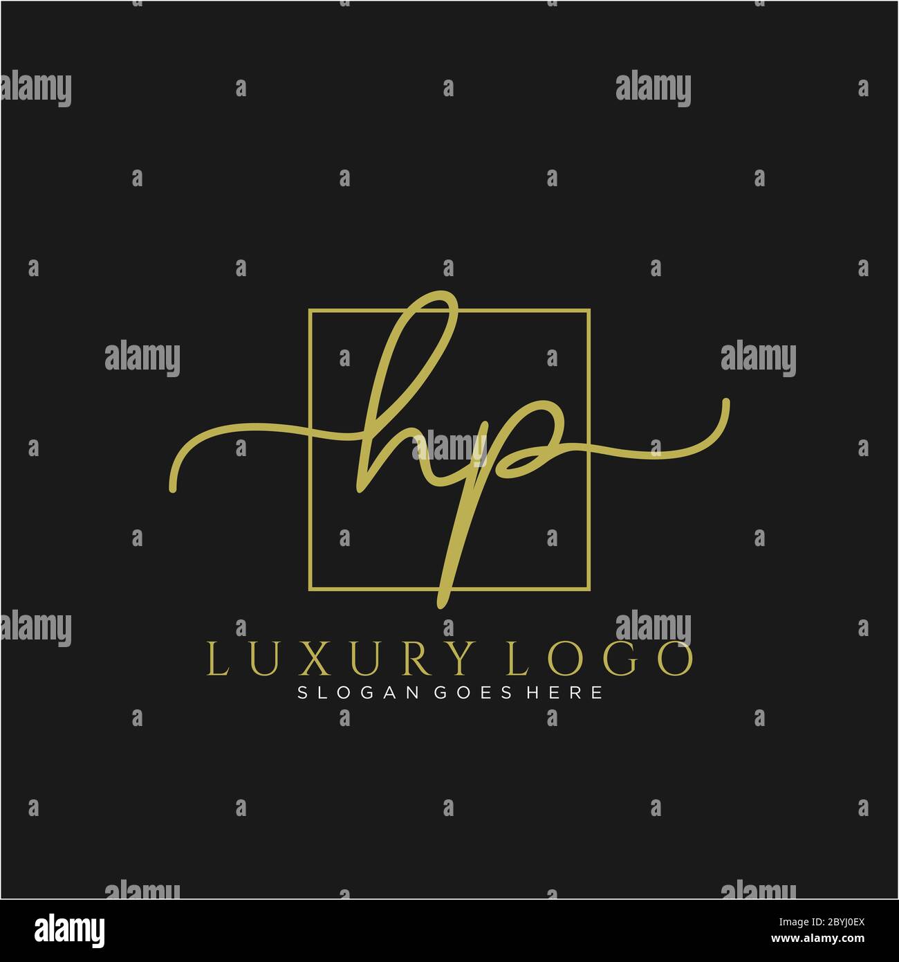 Hp initials logo hi-res stock photography and images - Alamy