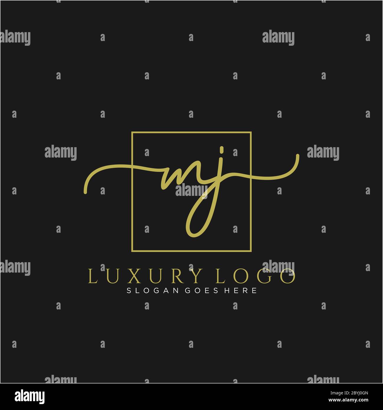 Letter Mj Logo High Resolution Stock Photography and Images - Alamy