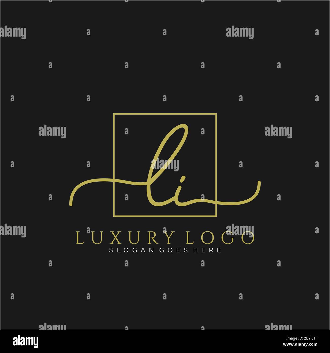 Letter li Stock Vector Images - Alamy