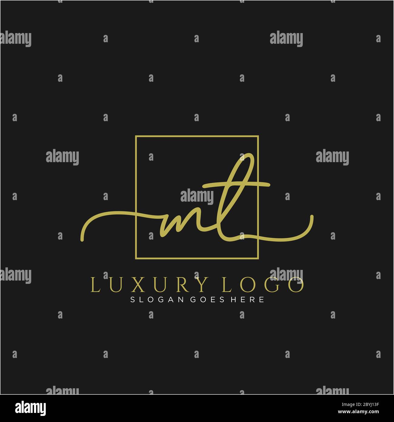 Mt initials logo hi-res stock photography and images - Alamy