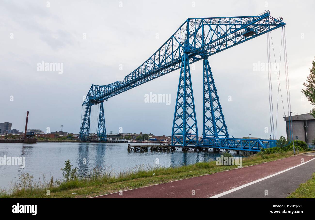Transporter Bridge, Middlesbrough, England, UK Stock Photo - Alamy