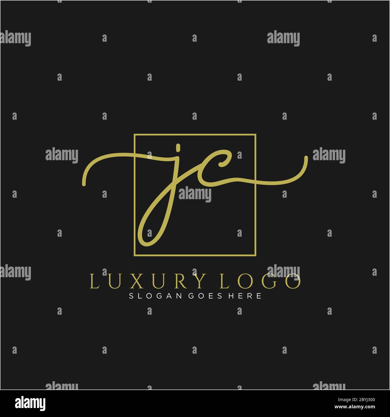 Letter Jc Vector Vectors High Resolution Stock Photography and Images - Alamy