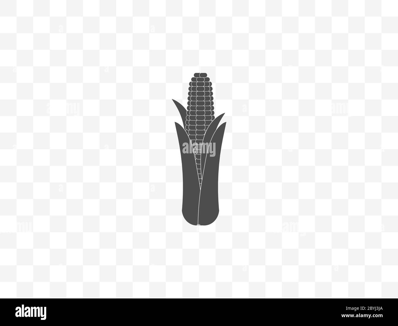 Corn, breakfast, food. Vector illustration, flat design Stock Vector ...