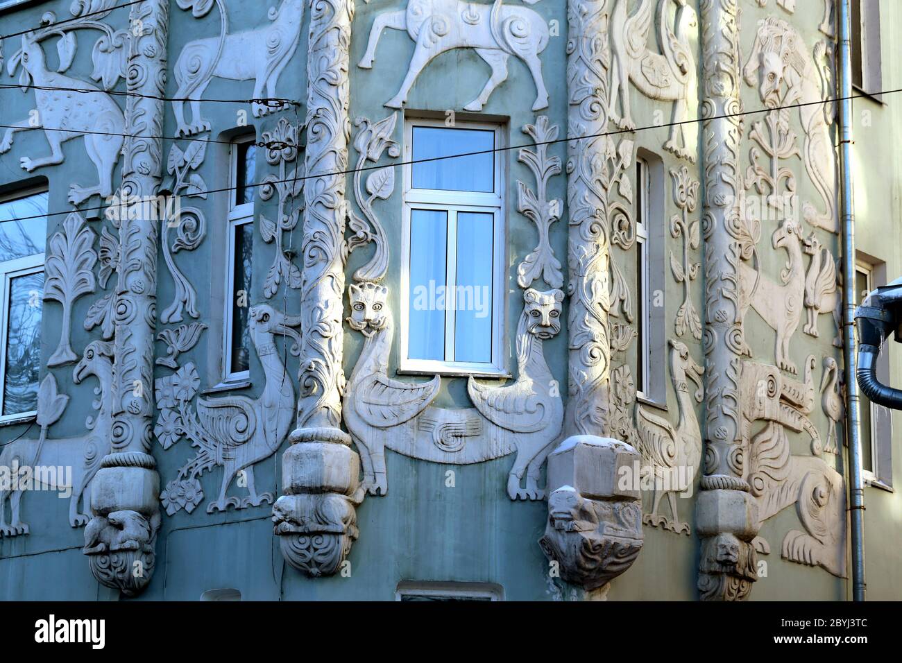 Patterns on the building Stock Photo - Alamy