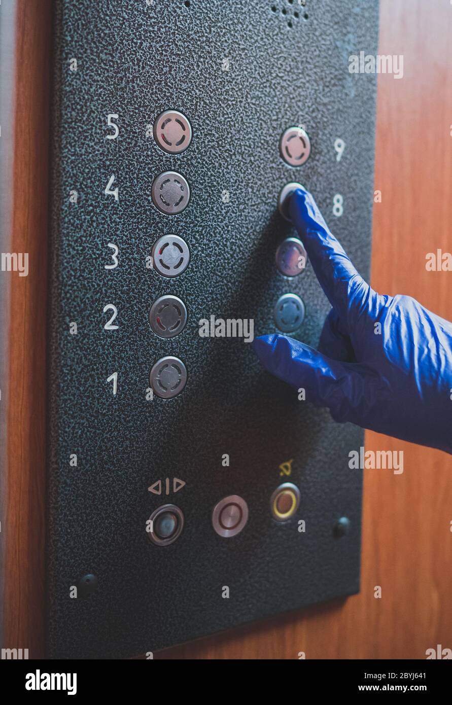 Dirty elevator buttons hi-res stock photography and images - Alamy