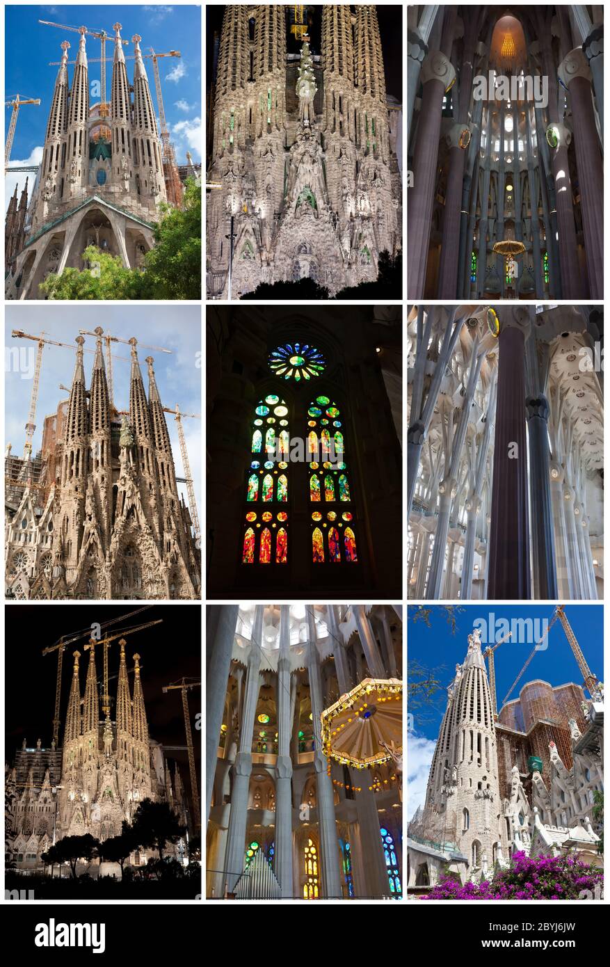Unfinished cathedral barcelona Cut Out Stock Images & Pictures - Alamy