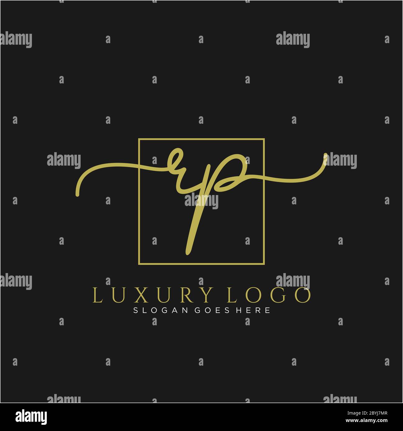 Rp initials logo Stock Vector Images - Alamy