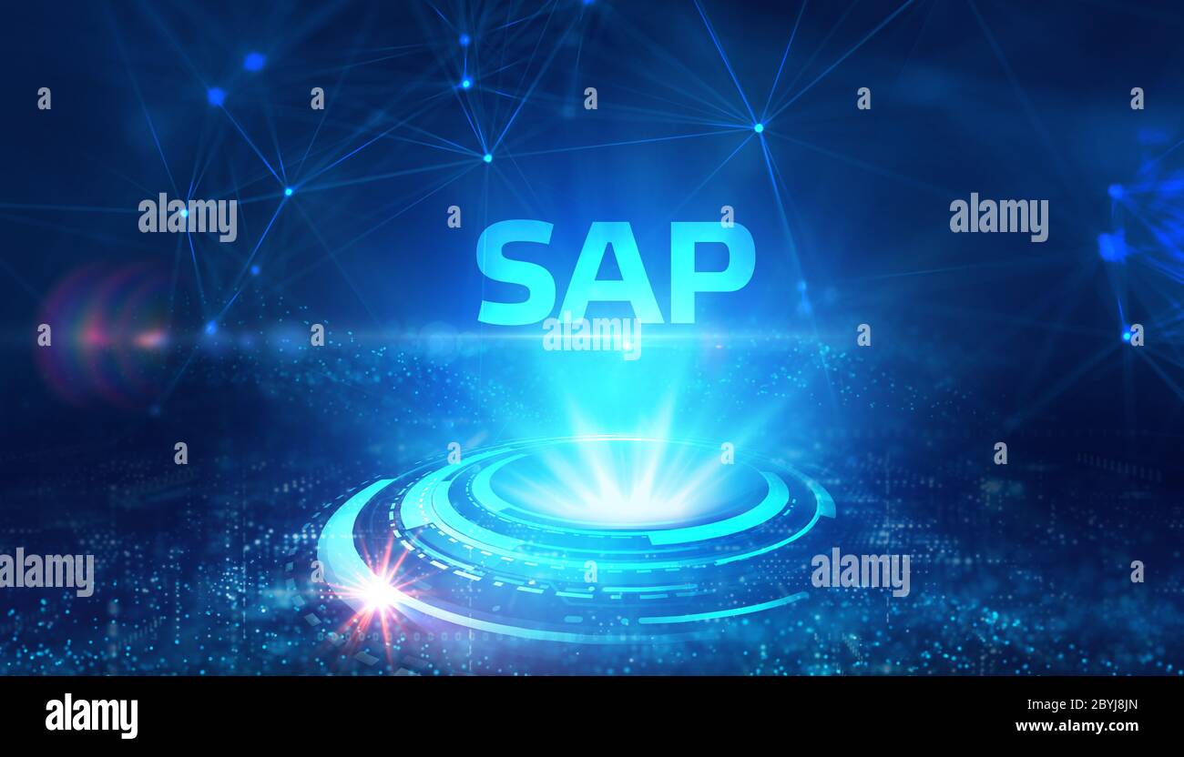 Business process automation software. SAP Stock Photo - Alamy