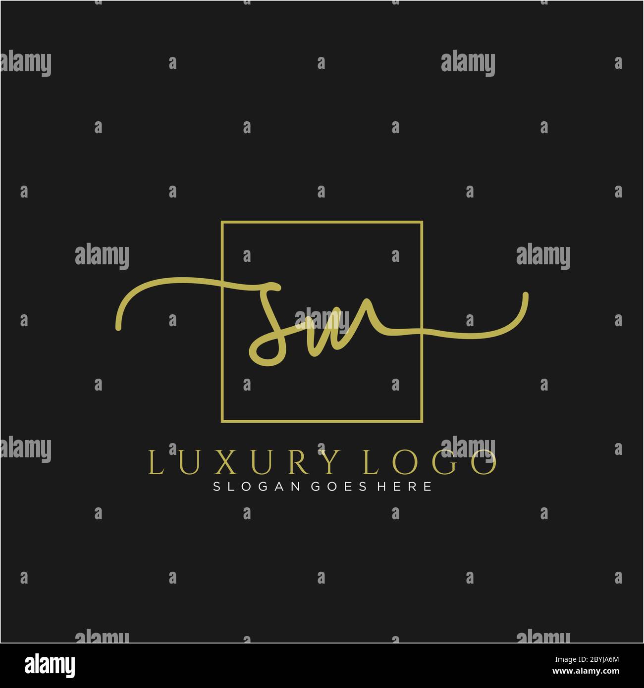 Sw logo vector vectors hi-res stock photography and images - Alamy