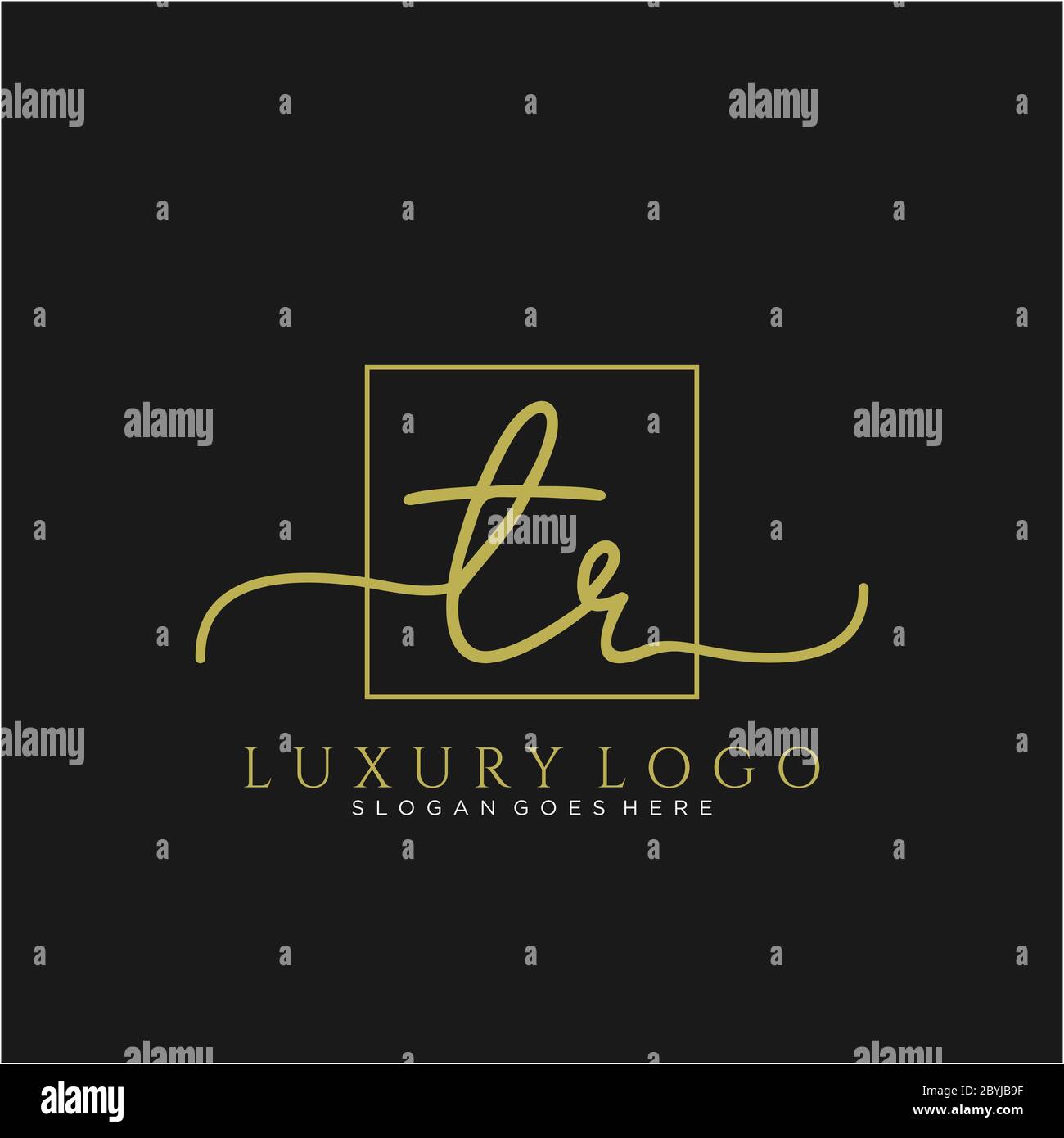 Tr initials logo Stock Vector Images - Alamy