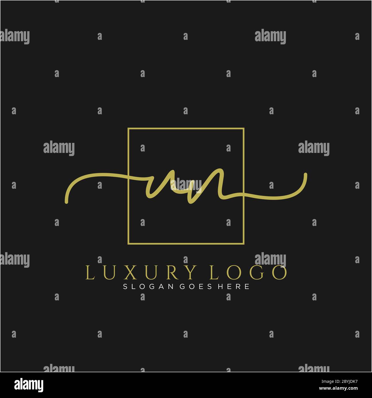 Un logo vector vectors hi-res stock photography and images - Alamy