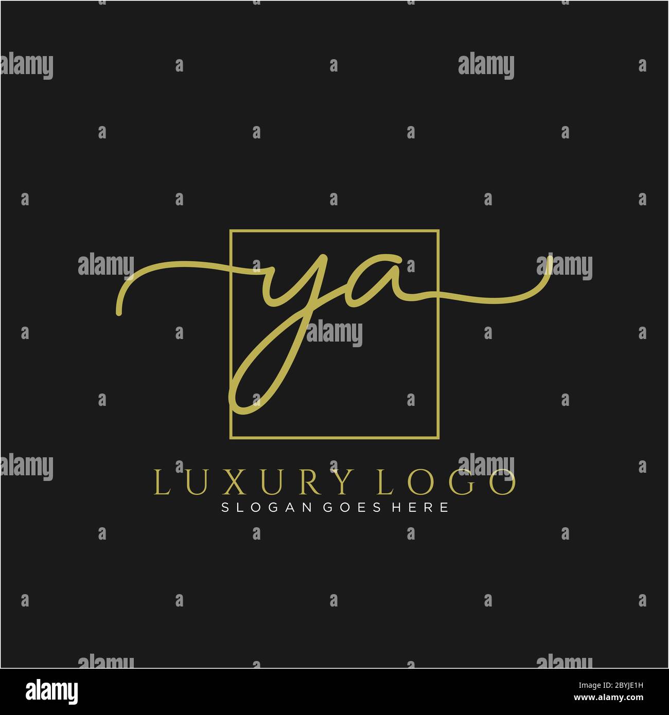 Ya Logo Vector Vectors High Resolution Stock Photography and Images - Alamy