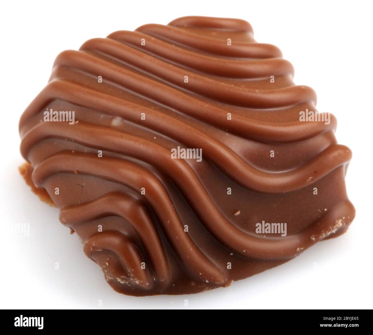 Chocolate Truffles Isolated On White Background Stock Photo - Alamy