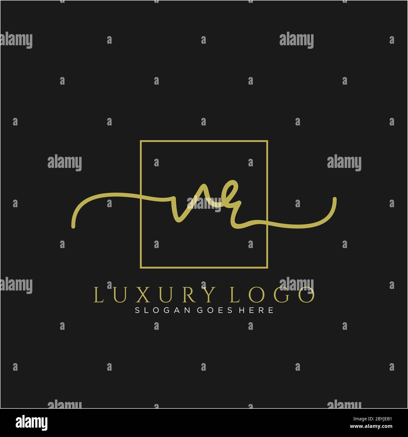 Initials vr Stock Vector Images - Alamy