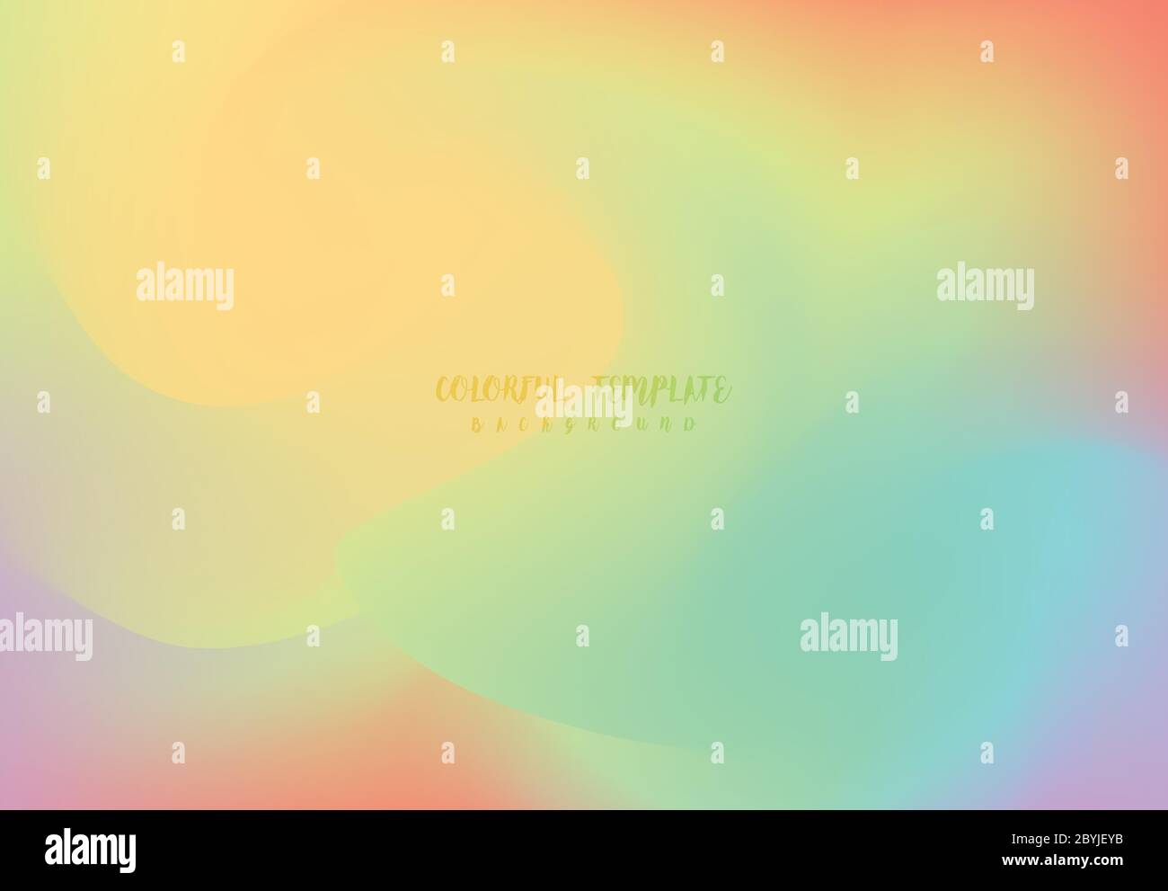 Abstract colorful gradient design template of summer style template ...