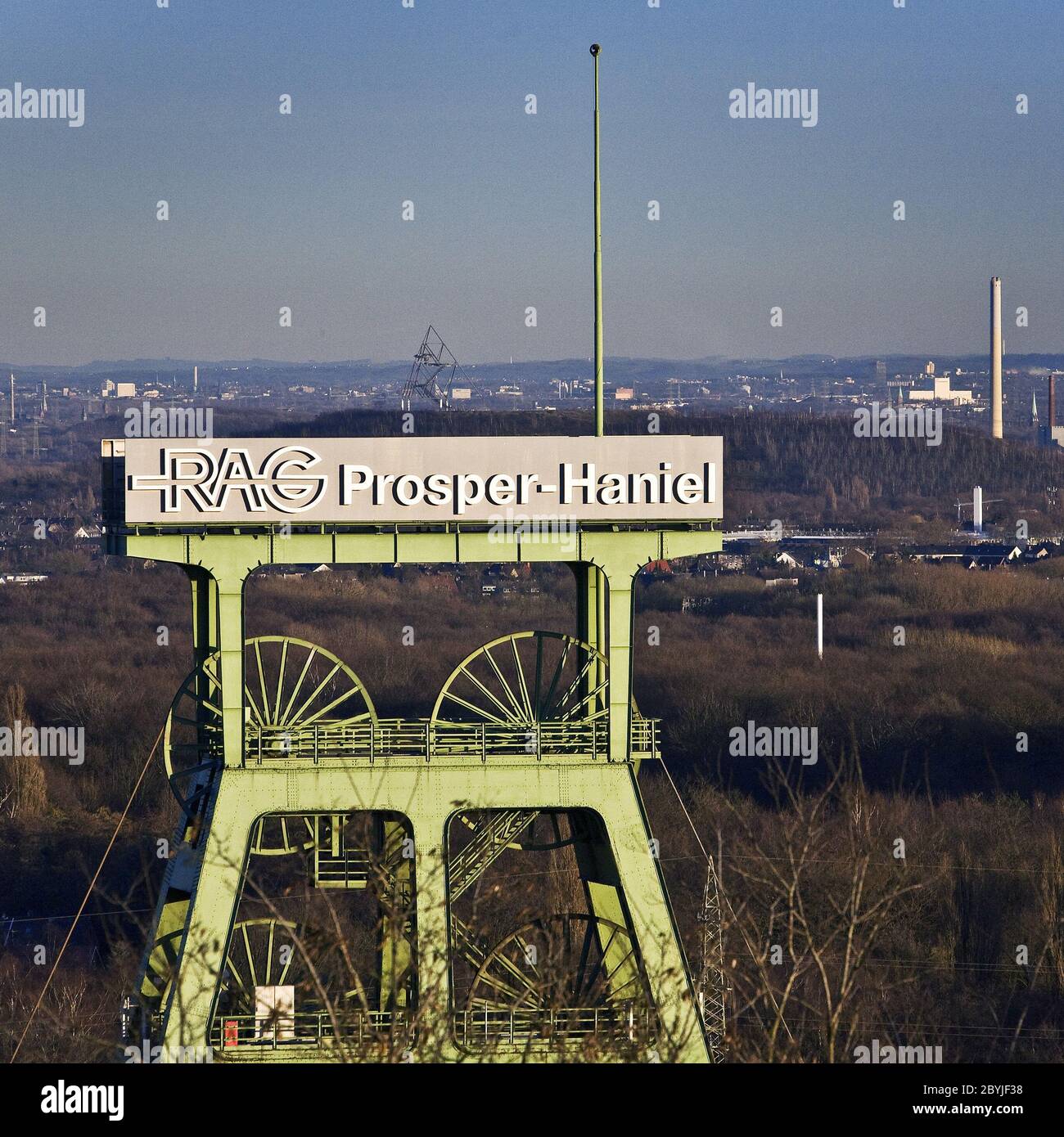 The headframe Prosper-Haniel in Bottrop in Germany Stock Photo - Alamy