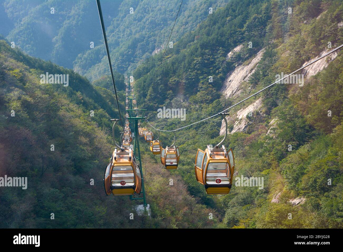 Summer Scenery of Heaven Village National Geological Park in Hubei ...