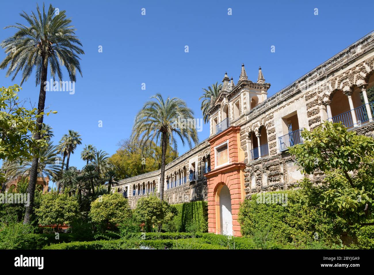Seville moorish architecture arch hi-res stock photography and images ...