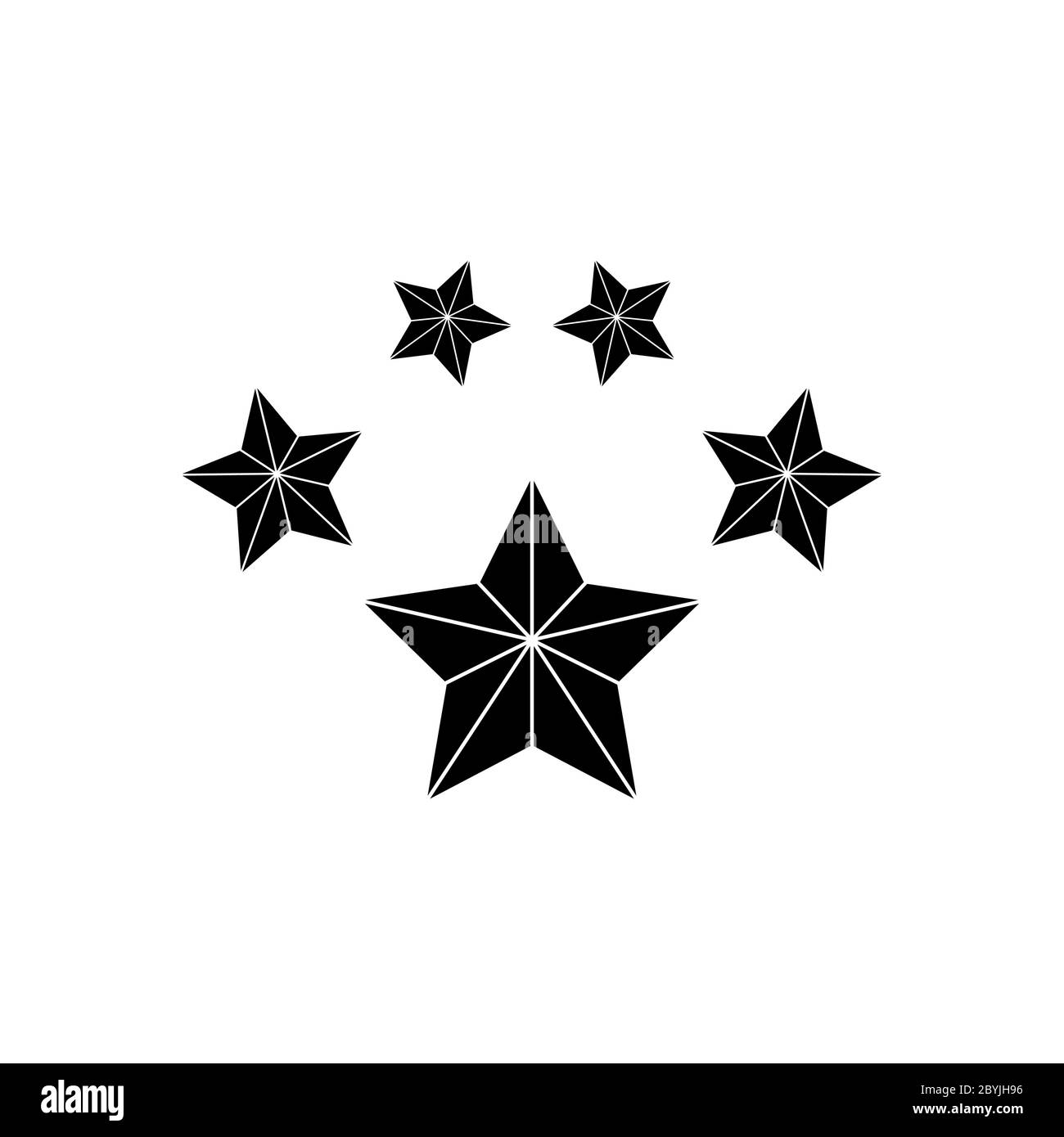 Gold prize icon stars Black and White Stock Photos & Images - Alamy