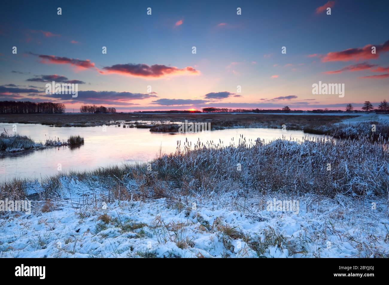 Sunrise twilight over river hi-res stock photography and images - Alamy