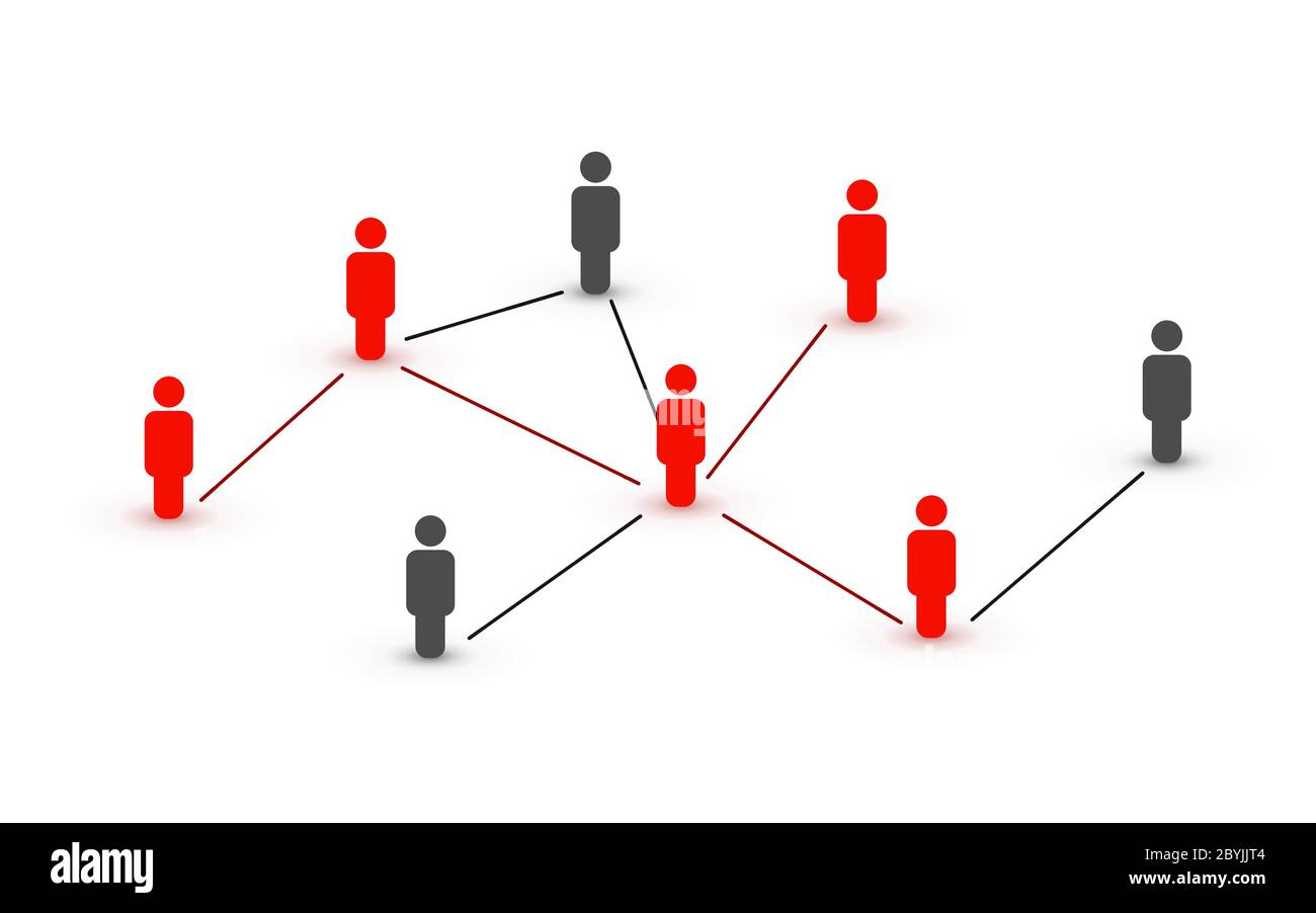 Connecting people. Social network concept. Vector illustration Stock ...