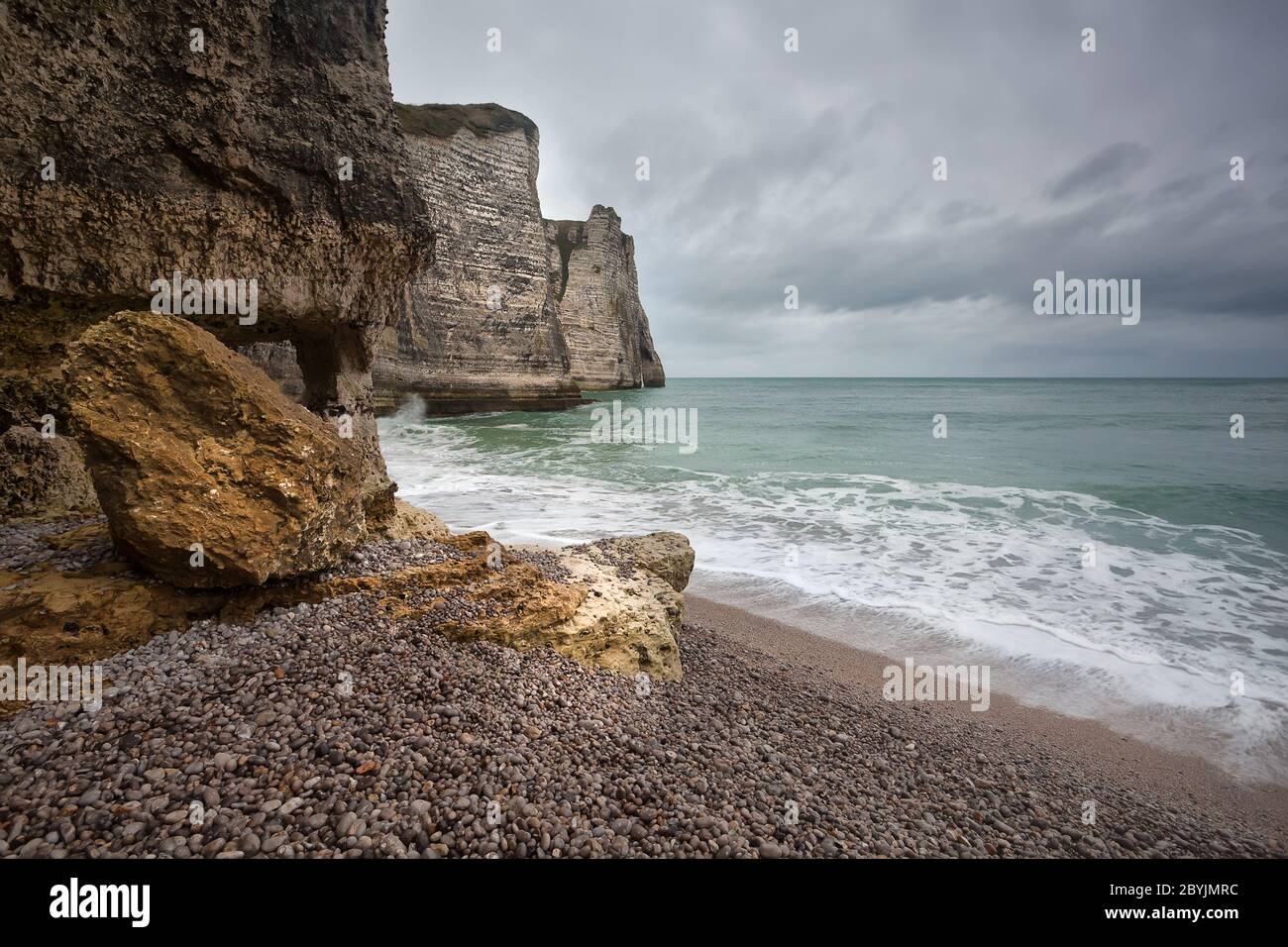 Atlantic ocean coast in France Stock Photo - Alamy