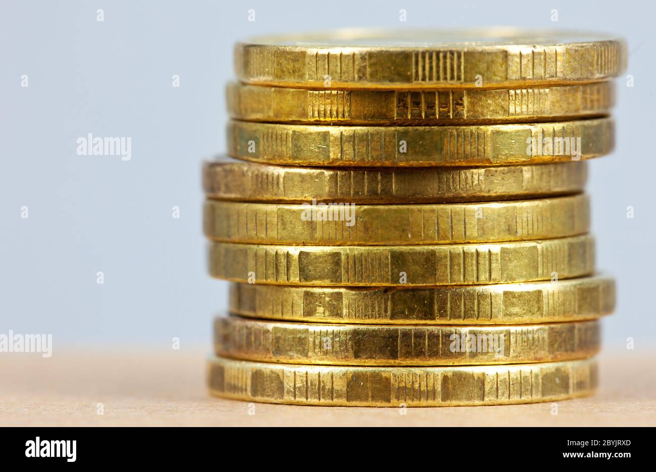 coins in stack Stock Photo - Alamy
