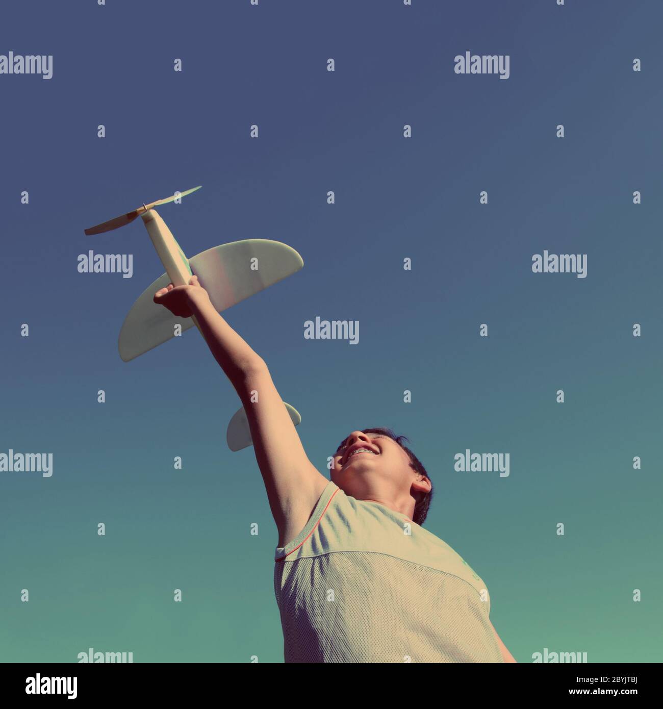 Child model airplane hi-res stock photography and images - Alamy