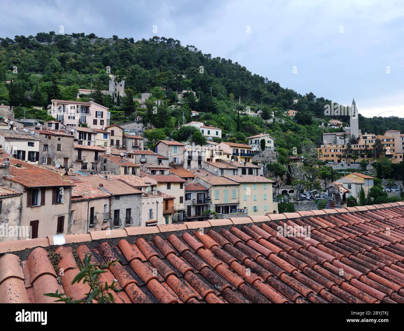 Medieval Village Of Peille In The French Alps, Cote d'Azur, French ...