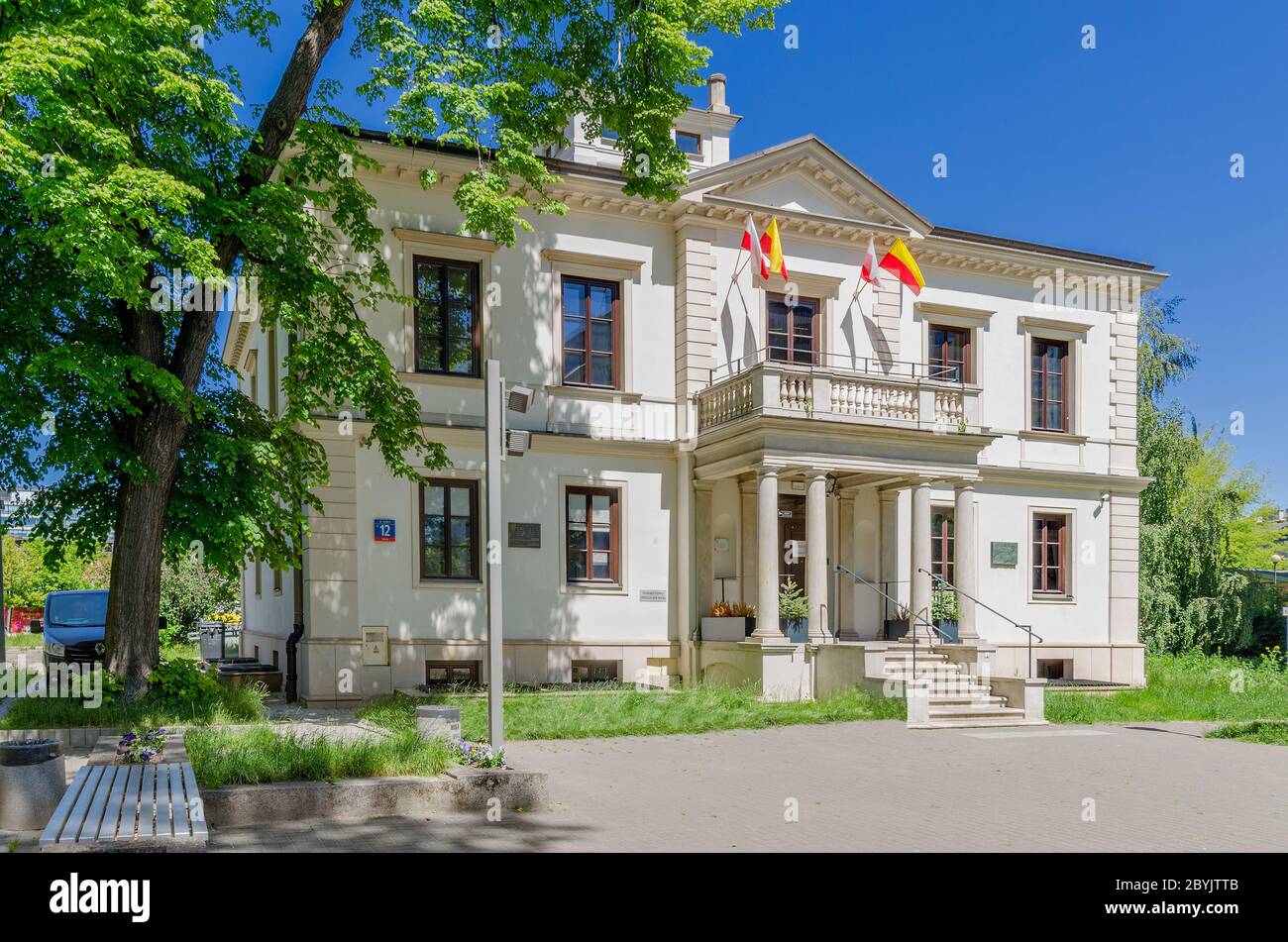 Warsaw, Mazovian province, Poland. 19th cent. Sikorski Palace, seat of ...