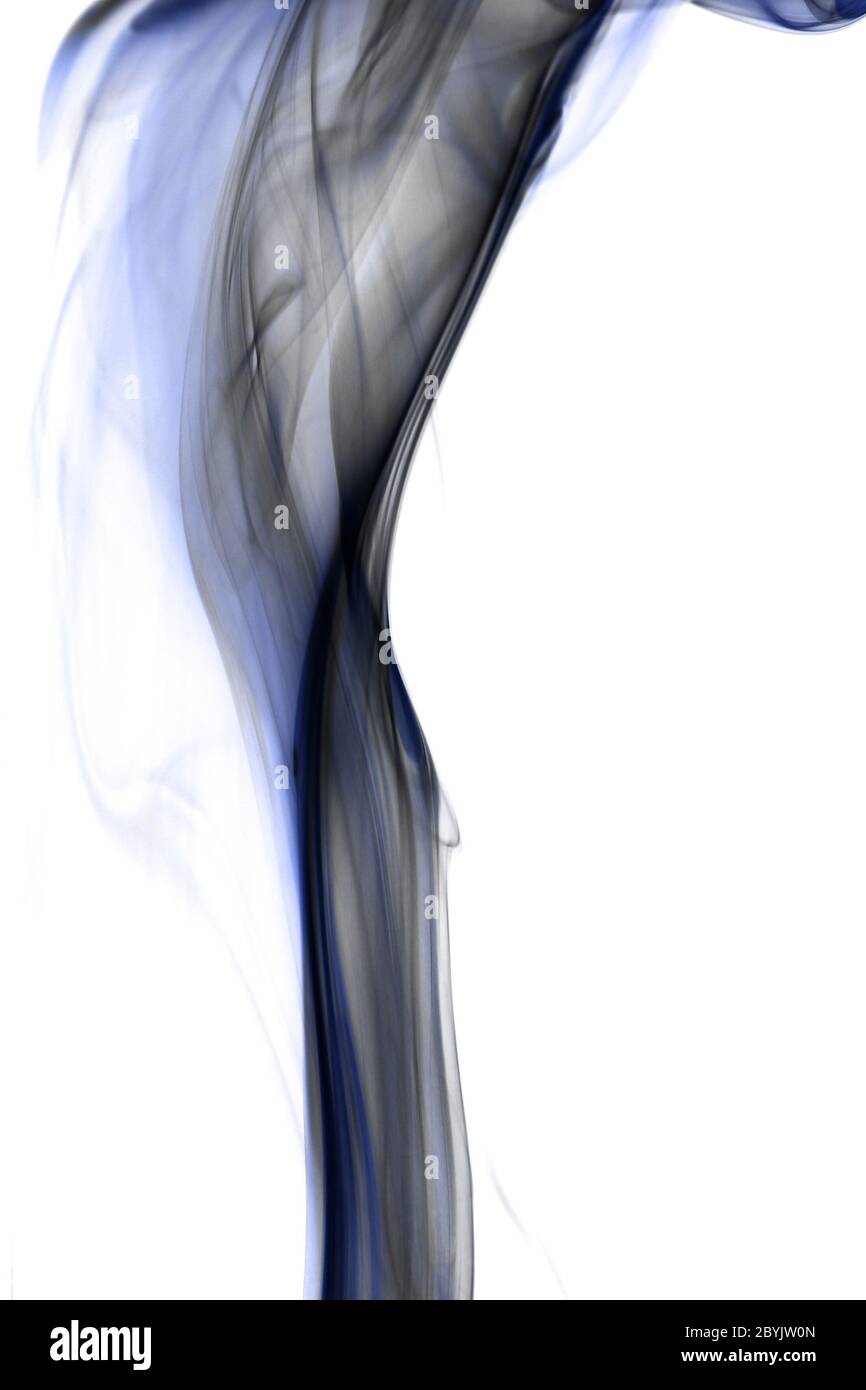 Blue smoke white hi-res stock photography and images - Alamy