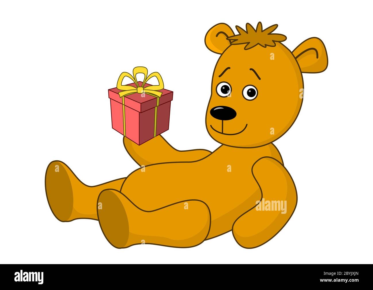 Teddy bear character cartoon hi-res stock photography and images - Alamy