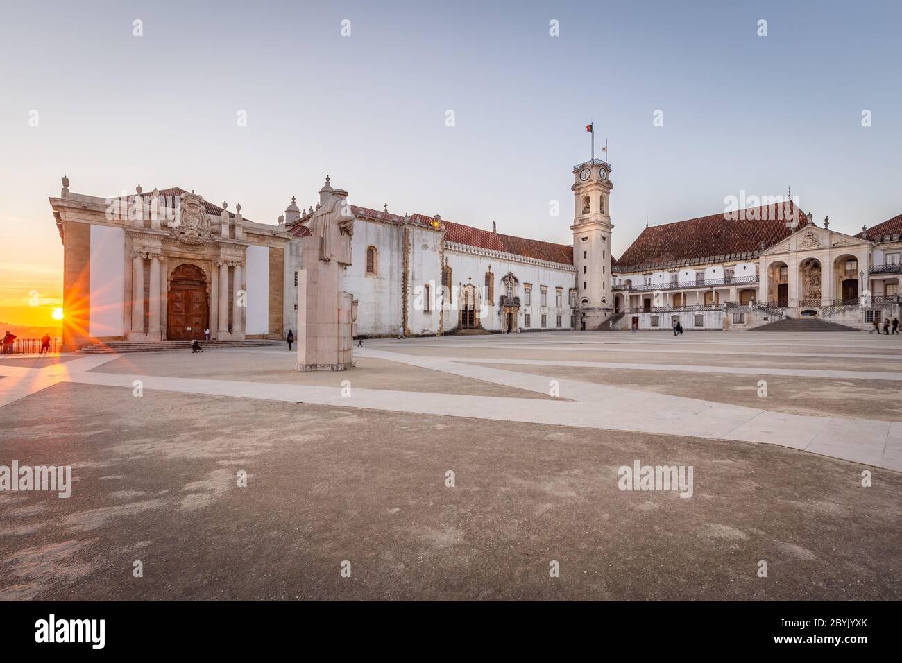 Campus and students, University of Coimbra Stock Photo - Alamy