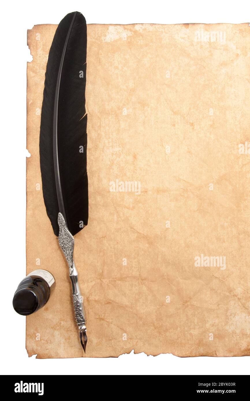 Glass quill hi-res stock photography and images - Alamy