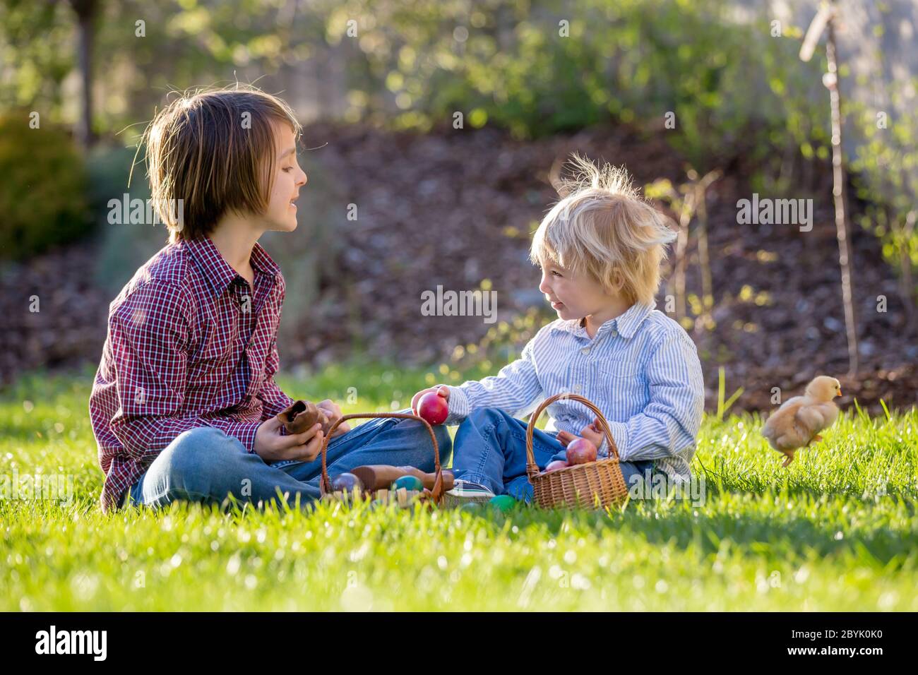 Children fighting playground hi-res stock photography and images - Alamy
