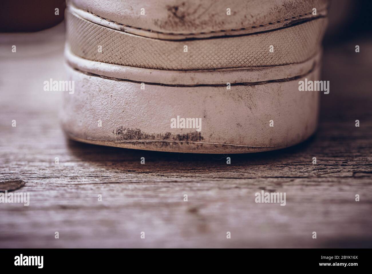 Closeup shot old shoe hi-res stock photography and images - Alamy